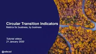 Circular Transition Indicators (CTI) introduction video 1 – Project | WBCSD