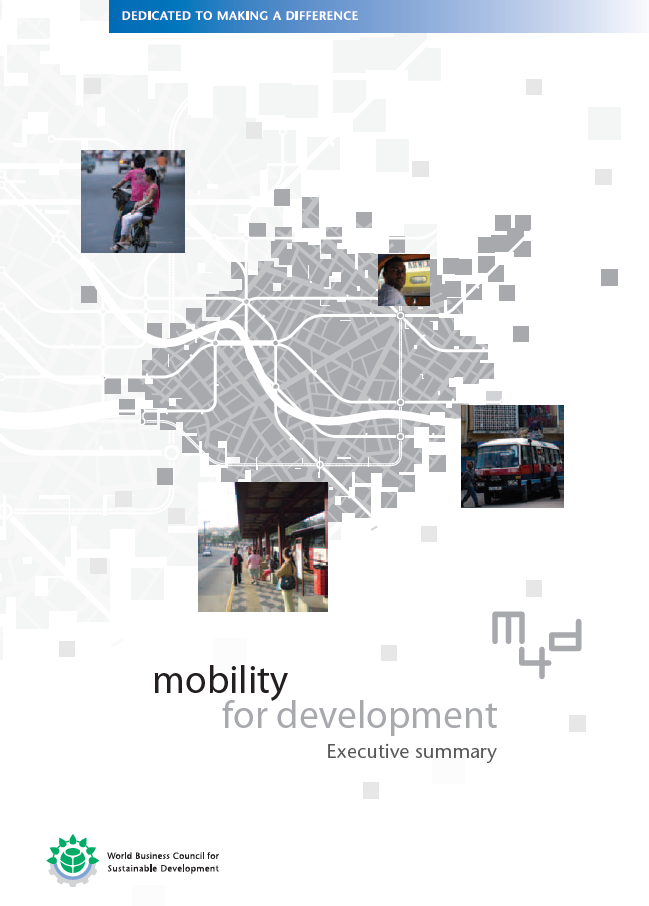 Mobility for Development (Executive summary) – WBCSD