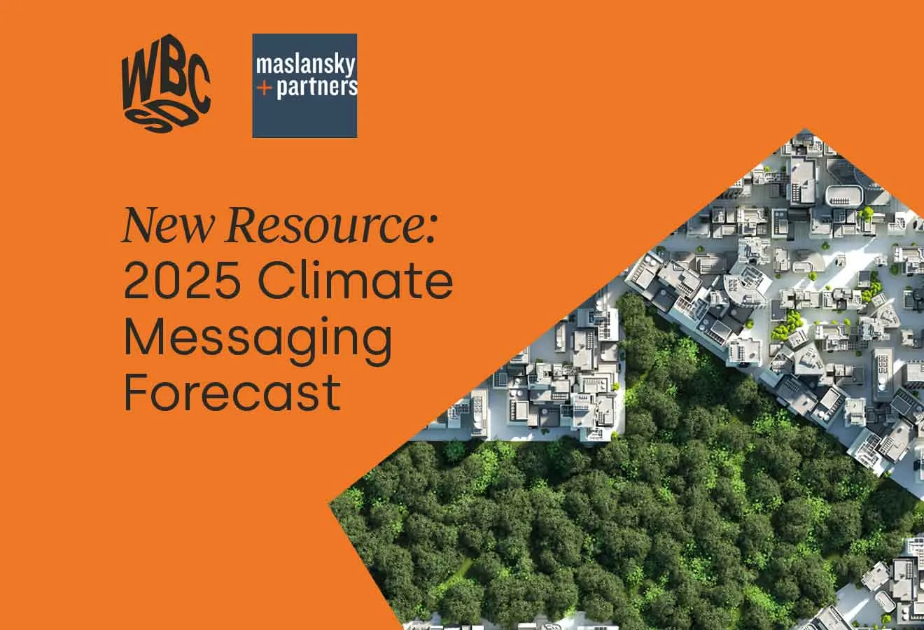2025 Climate Messaging Forecast | WBCSD
